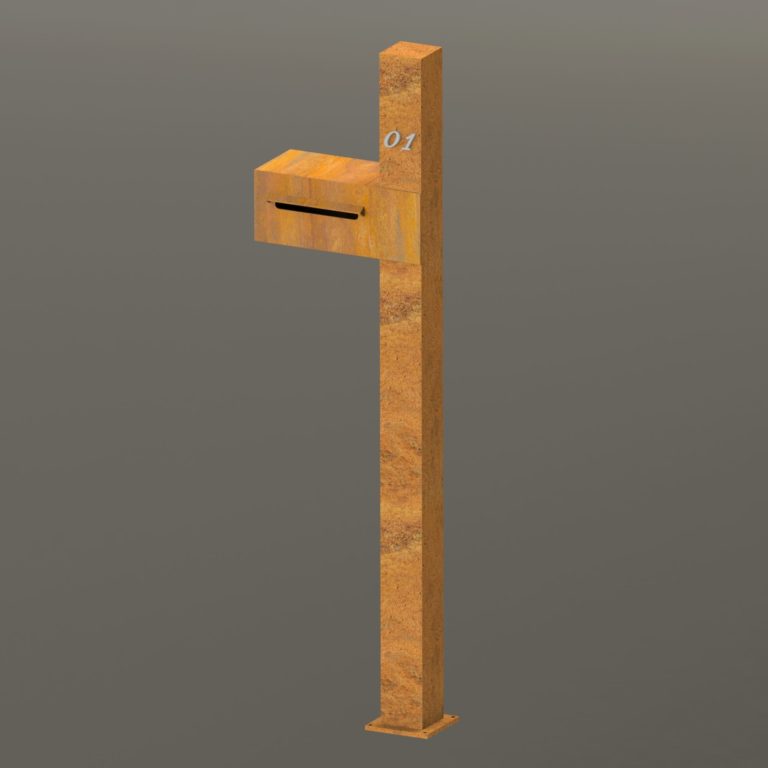 Corten Steel Letterboxes Geelong | Metal