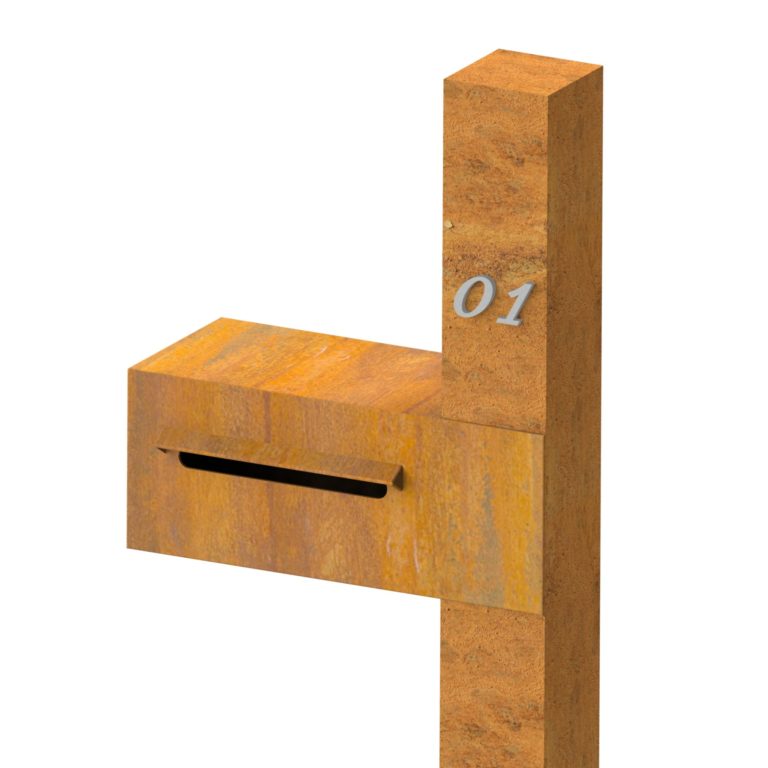 Corten Steel Letterboxes Geelong | Metal