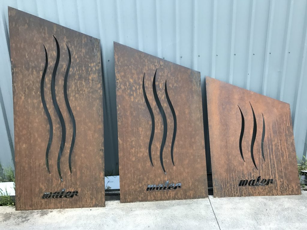 Pre-Weathered & Sealed Corten Screens - Urban Metalwork