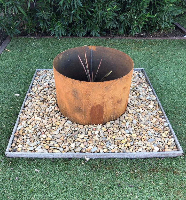 Corten Garden Rings - Urban Metalwork