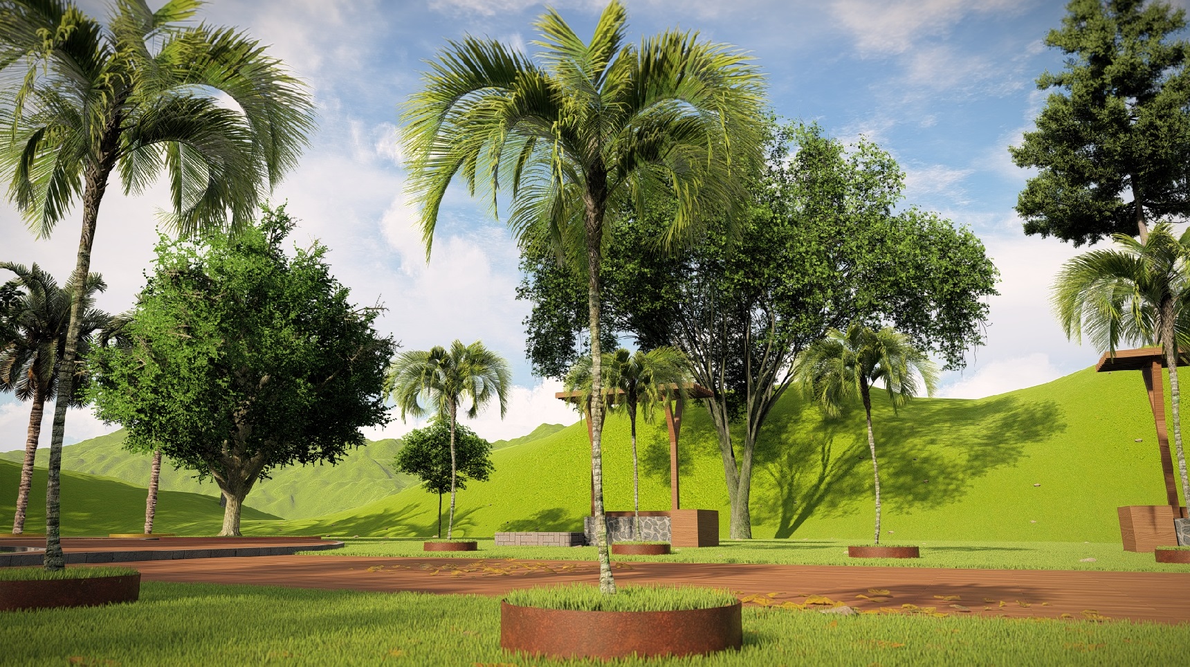 Corten Garden Ring - Urban Metalwork