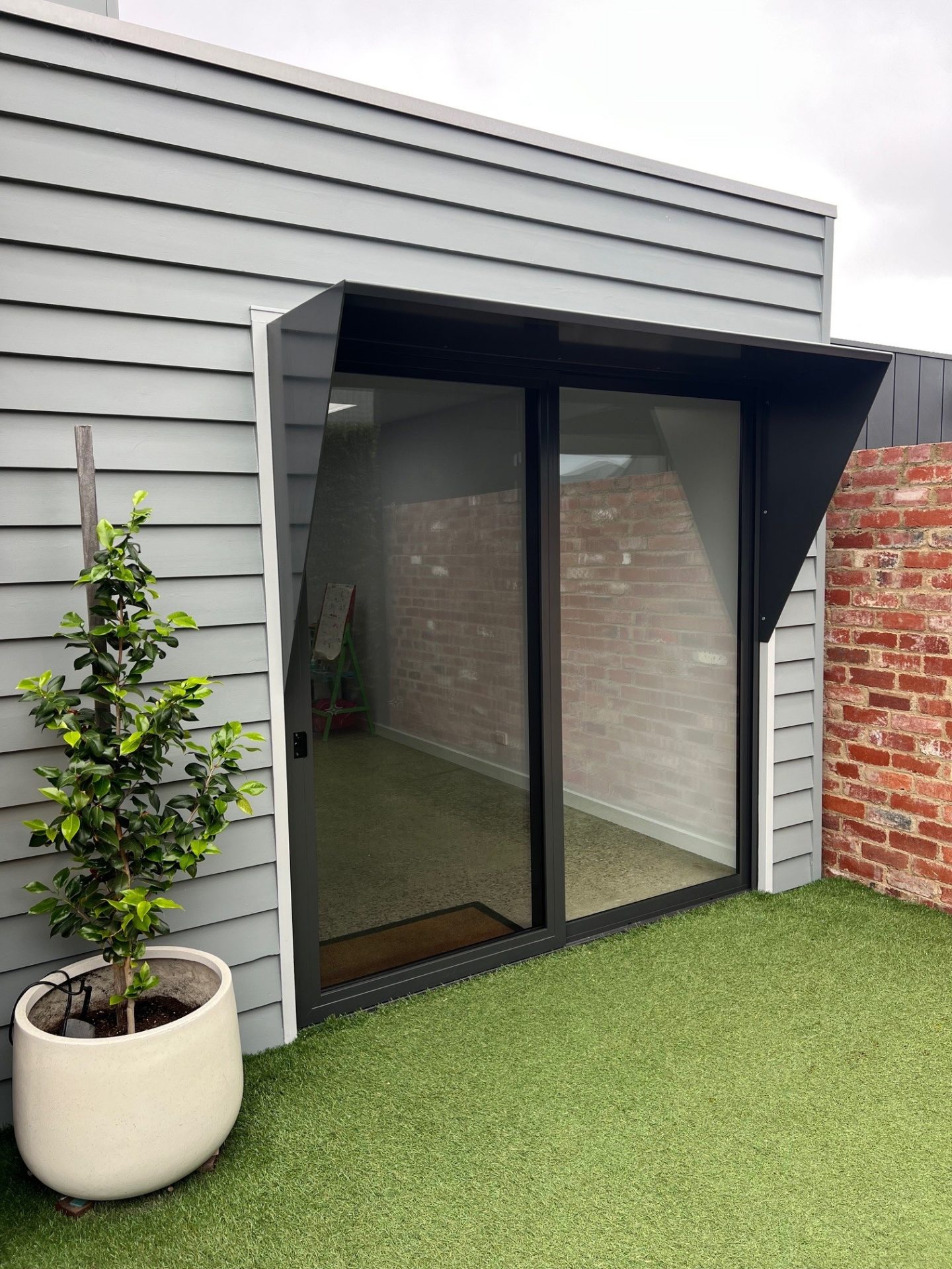 Aluminium Sliding Door Shroud - Urban Metalwork